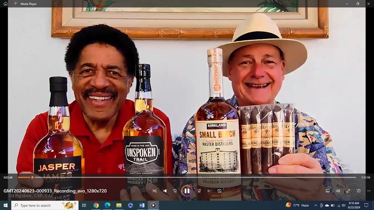 Rigsbee Reviews Ep. 65 Colonel E.H. Taylor Cigars & Budget Bourbon ...