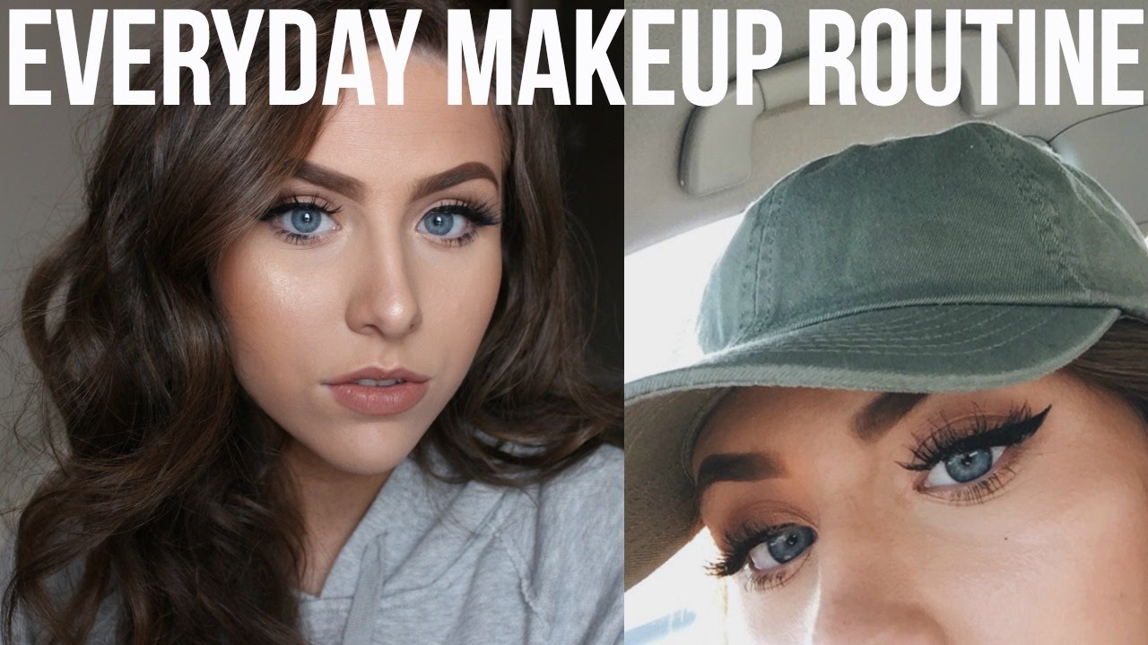 Current "Everyday" Glam Makeup Look - YouTube
