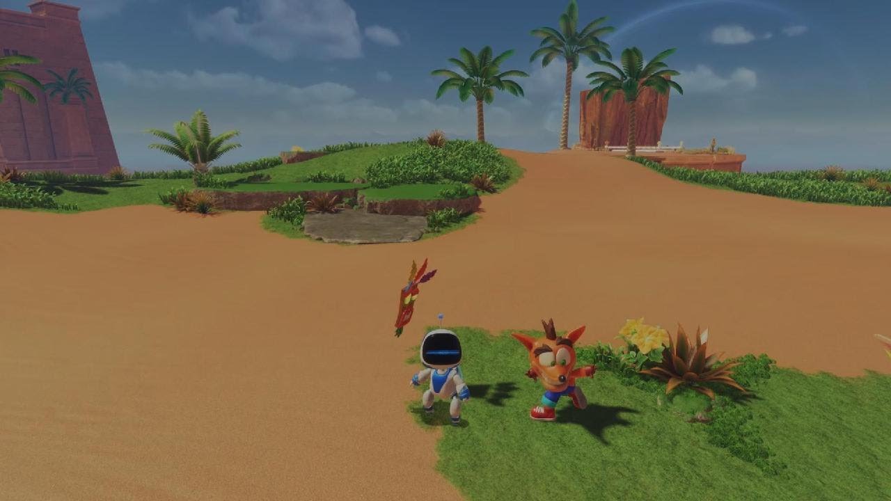 ASTRO BOT Dancing With Crash Bandicoot - YouTube