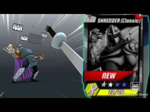 unlocking shredder classic (tmnt legends) - YouTube