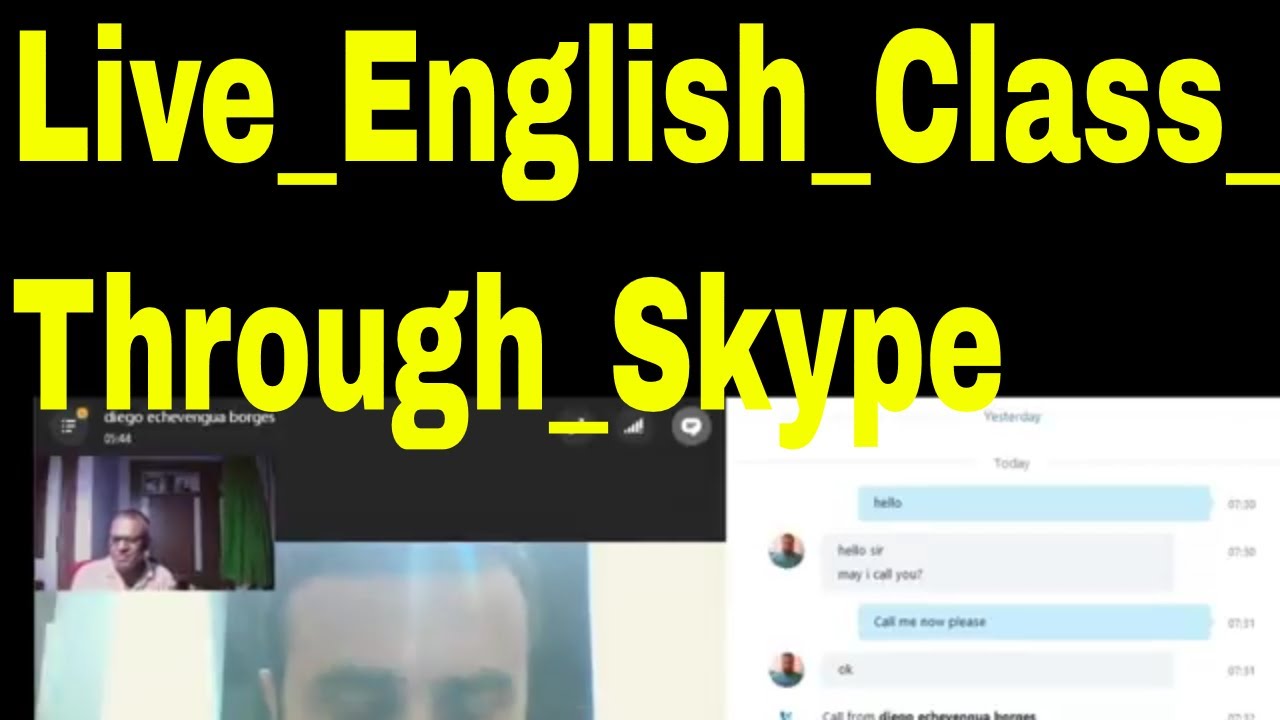 Live_English_Class_Through_Skype With An Indian English Teacher! - YouTube