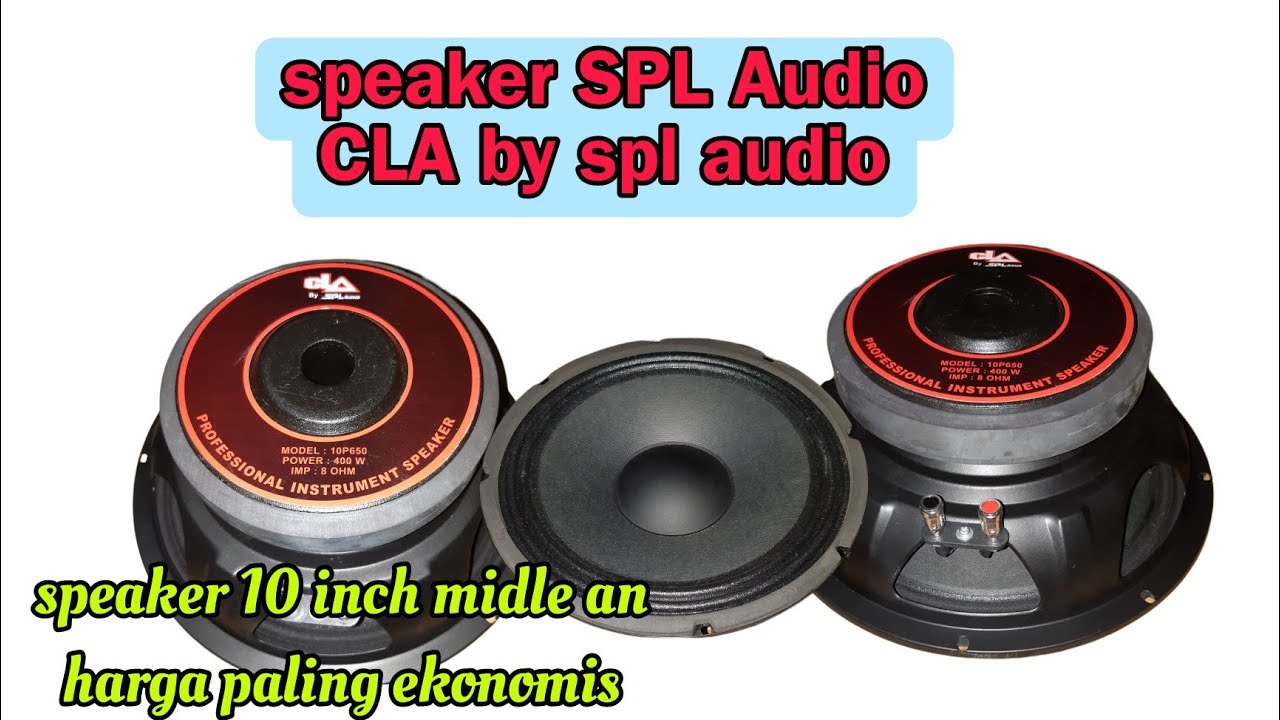 Speaker spl audio 10 inch cla by spl audio - YouTube