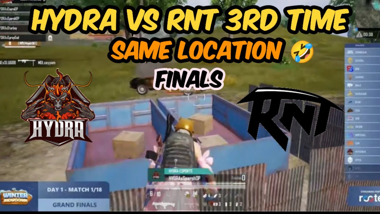 HYDRA VS RNT | RNT 3rd TIME PUSH ON HYDRA | APL FINALS - YouTube