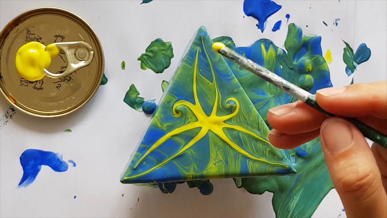 107 Small Triangle Dirty Flip with Decoration on Top - YouTube