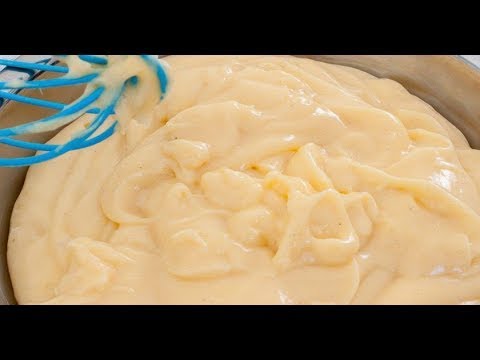 YUMURTASIZ KREM, Заварной крем без яиц. HOMEMADE CREAM RECIPE