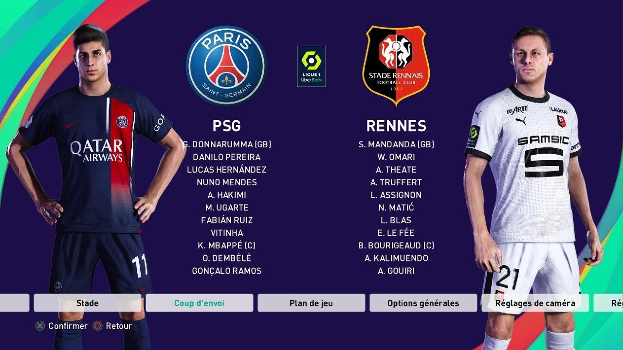 PSG vs Rennes - Coupe de France - PS5 Gameplay - YouTube