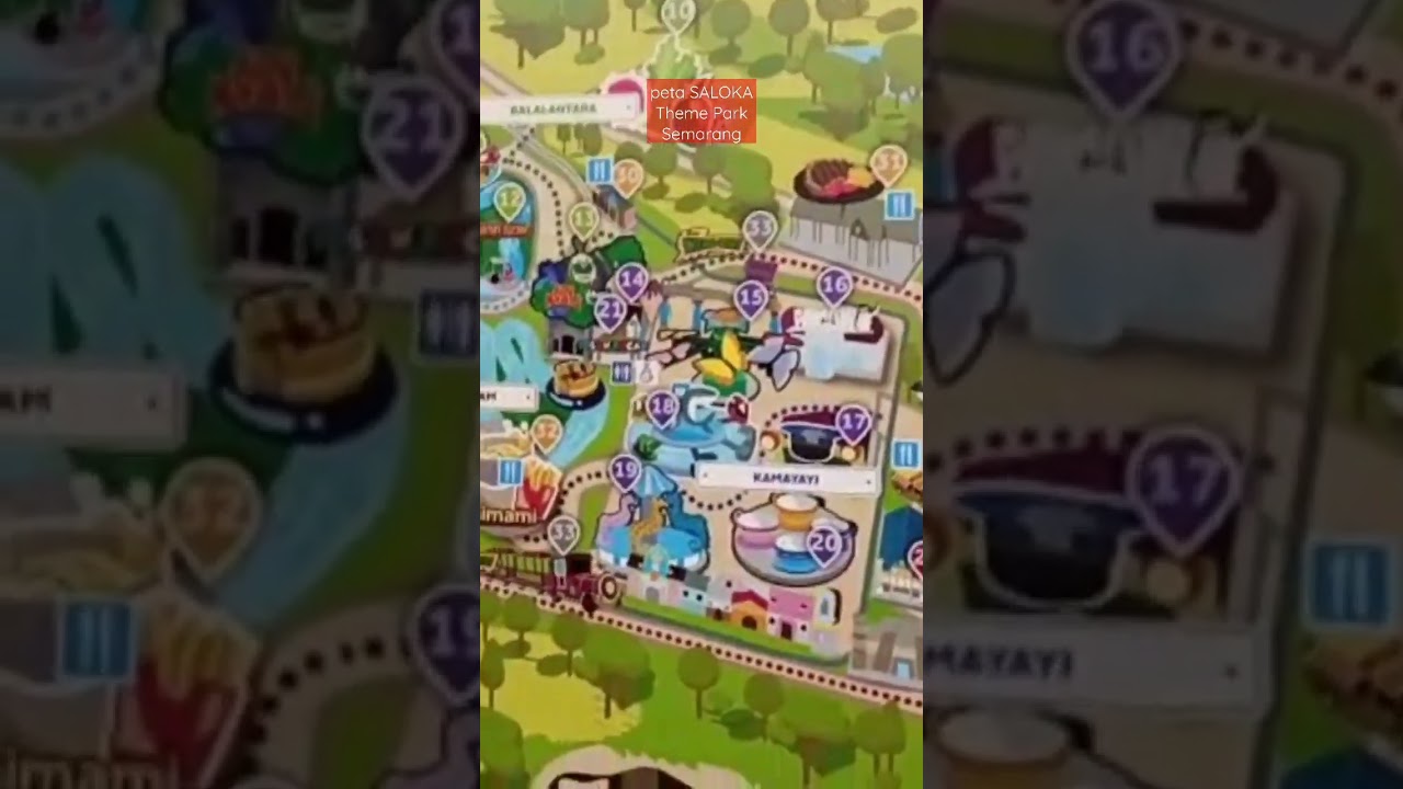 Peta Obyek Wisata Saloka Theme Park #shorts #salokapark # ...