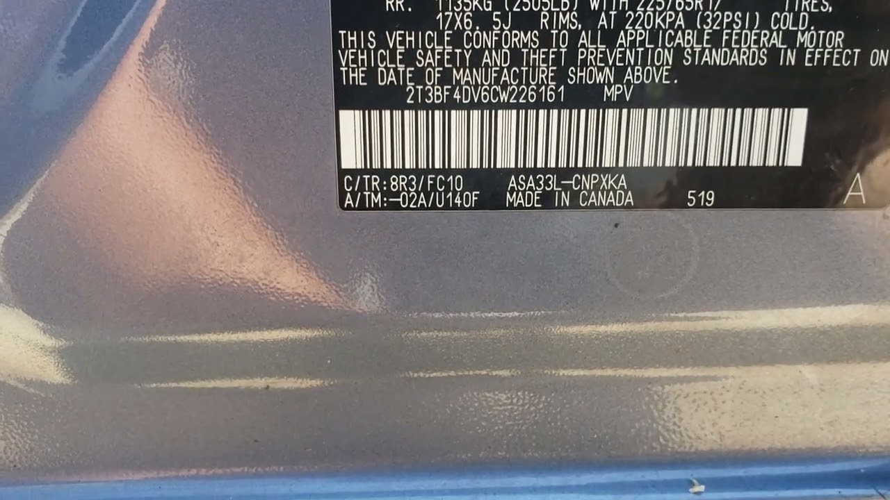 Toyota Transmission Id