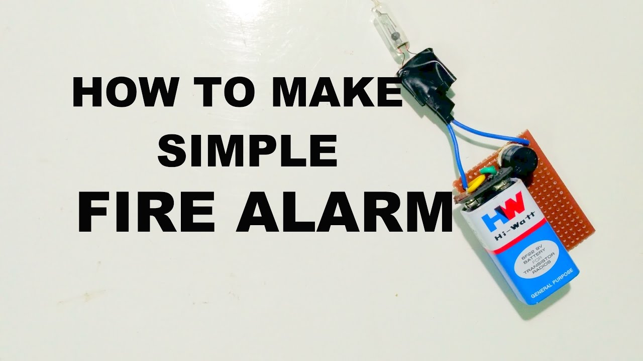 How to Make a Fire Alarm System - YouTube