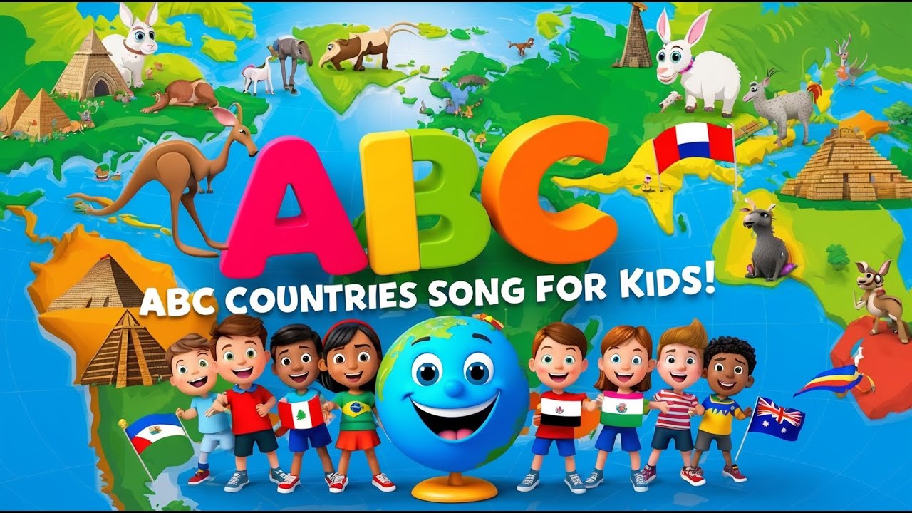 ABC Countries Song for Kids to Learn Names of Countries Fast! - YouTube