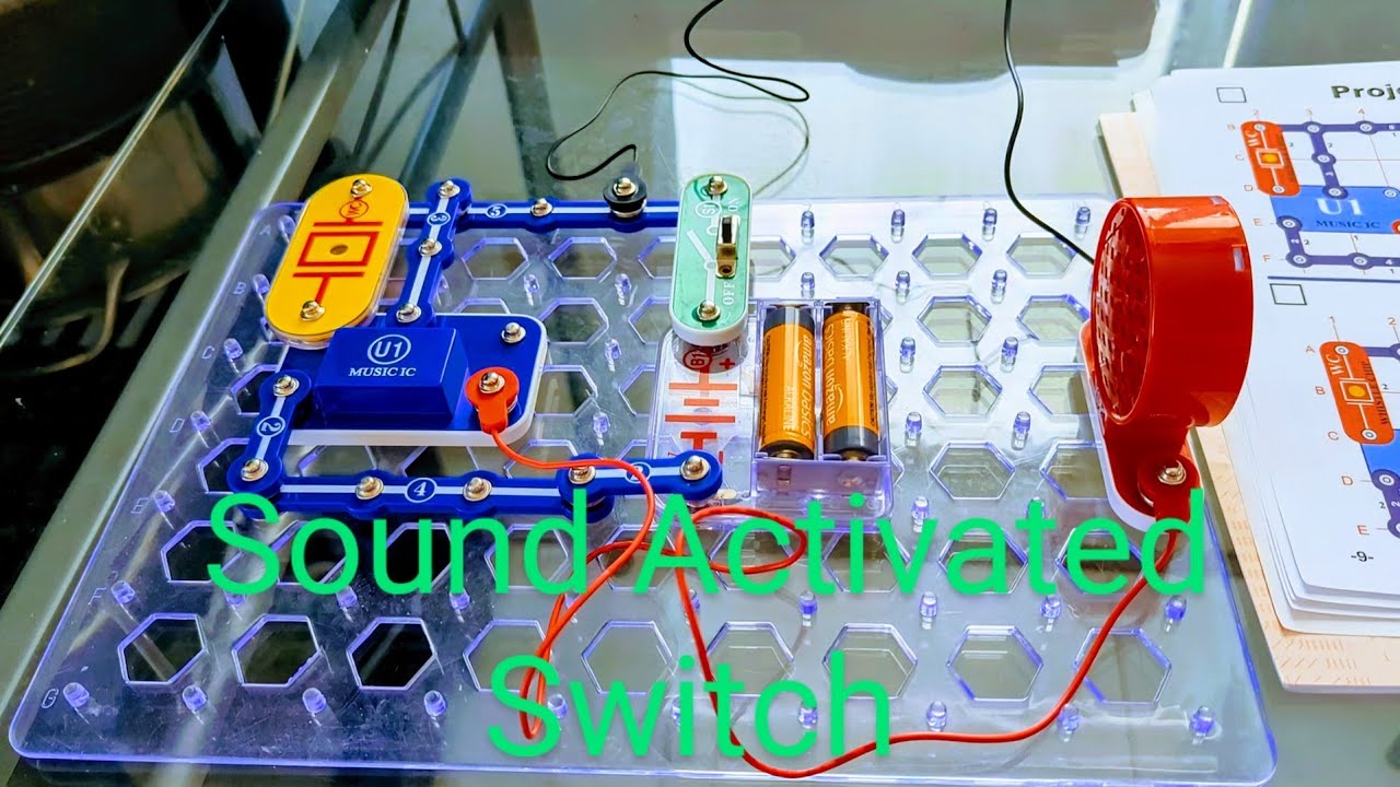 Sound Activated Switch - Elenco Snap Circuits Extreme Electronics Kit ...