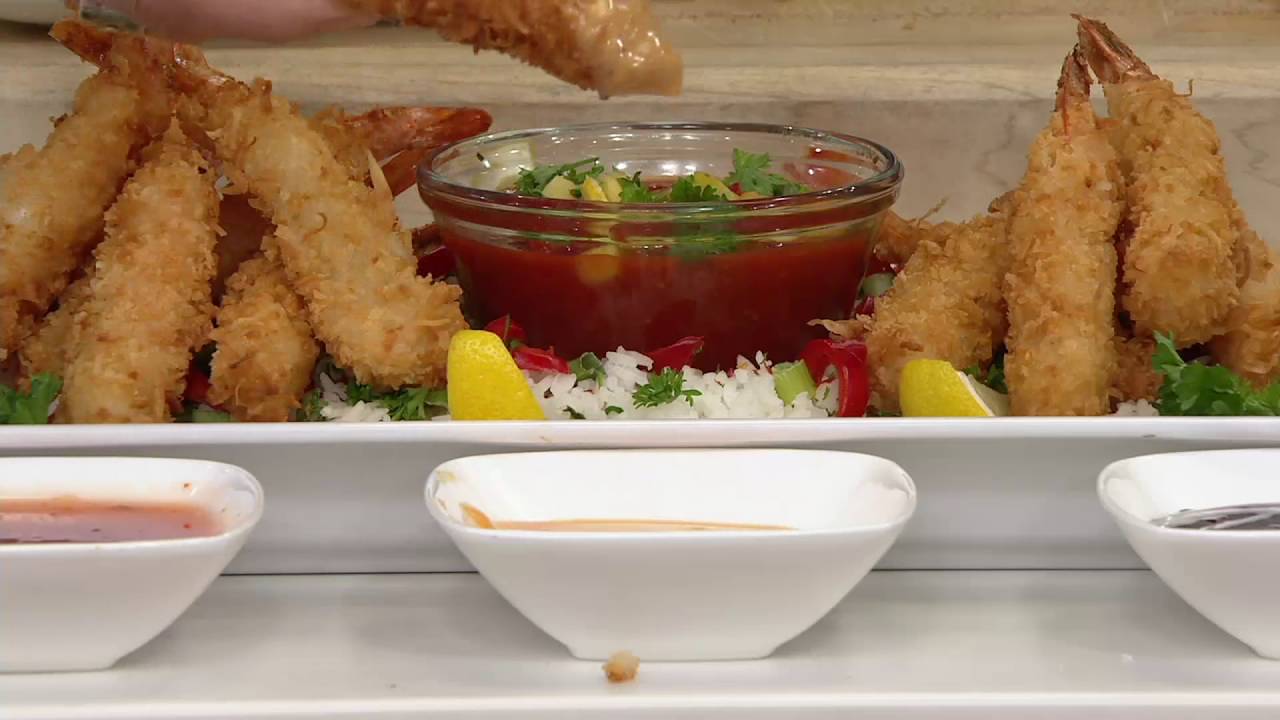 Anderson Seafood (2) 2.5 lb. bags of Coconut Breaded Shrimp on QVC ...