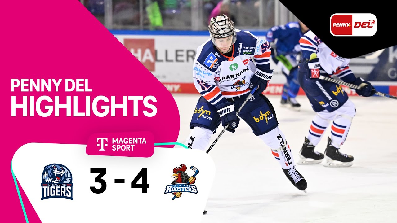 Straubing Tigers - Iserlohn Roosters | Highlights PENNY DEL 22/23 - YouTube