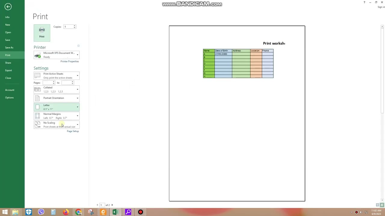 Print Worksheet Without Fill Color In Excel YouTube Print Worksheet Without Fill Color In Excel YouTube