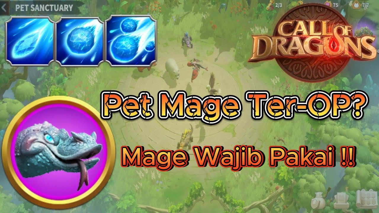 Ice Lizard !! Pet Mage Ter-OP?? || Call of Dragons Indonesia - YouTube