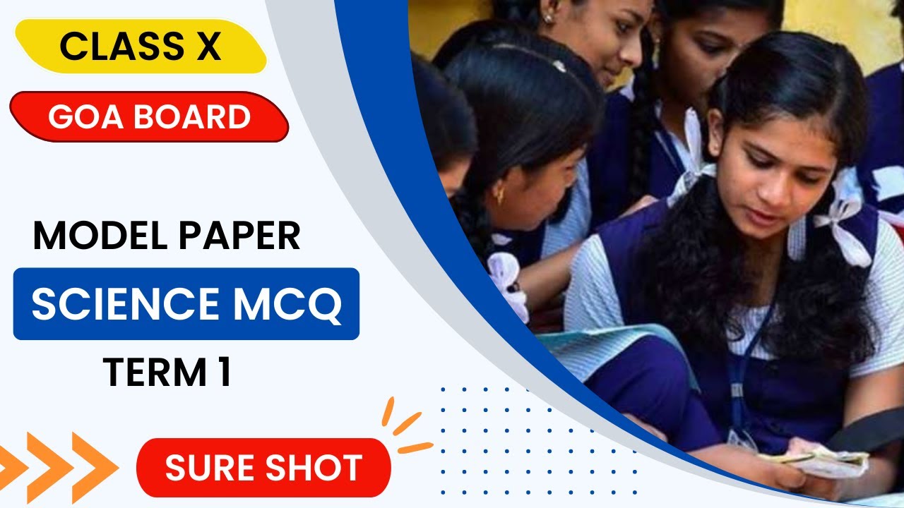 Goa Board | MCQ Science Model Paper 2022 | Term 1 - YouTube