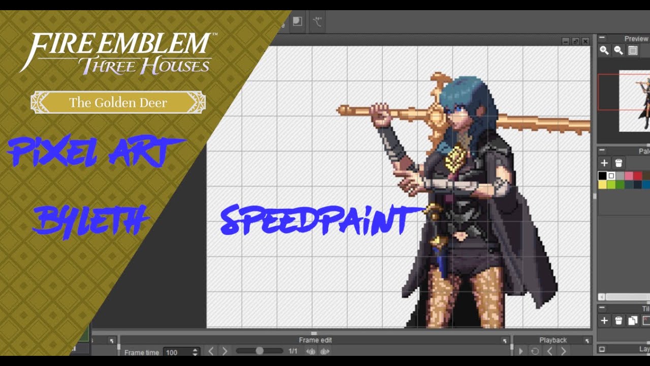 FIRE EMBLEM THREE HOUSES PIXEL ART| BYLETH - YouTube