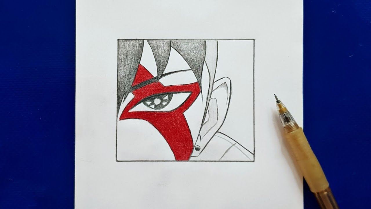 how to draw Kawaki Eye ( Boruto ) | Kawaki's eye step by step | easy ...