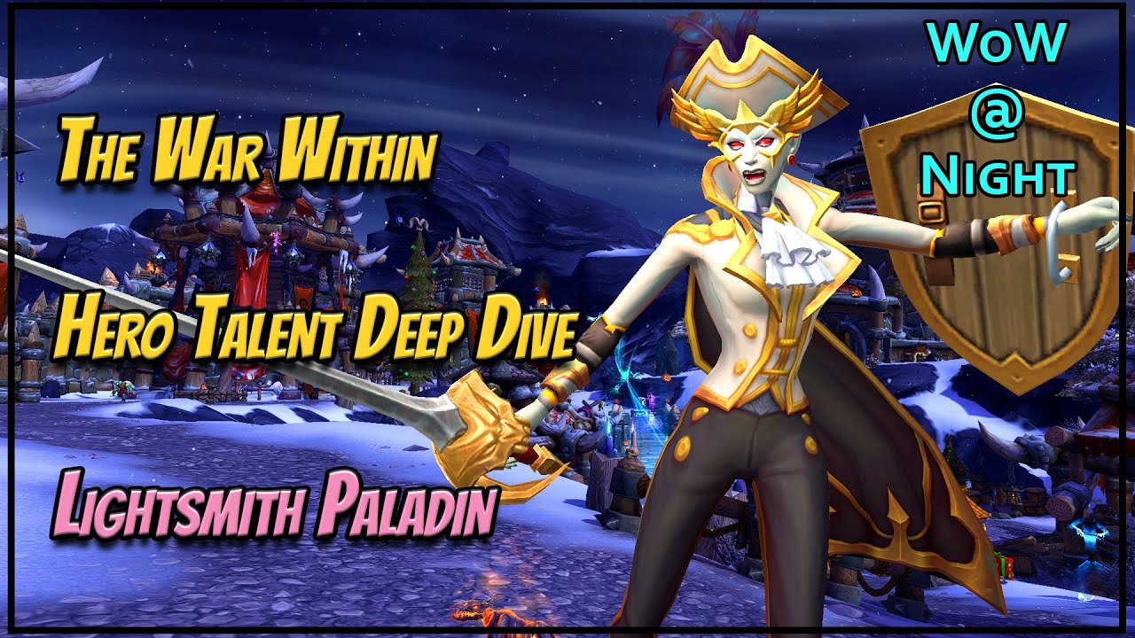 Lightsmith Paladin Talent Preview for WoW: The War Within - YouTube
