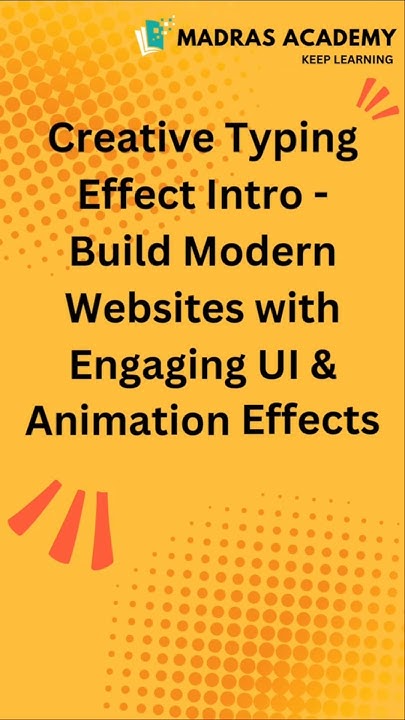 ⌨️ Create a Typing Text Animation in 60 Seconds! ⏱️ (HTML, CSS) #shorts - YouTube