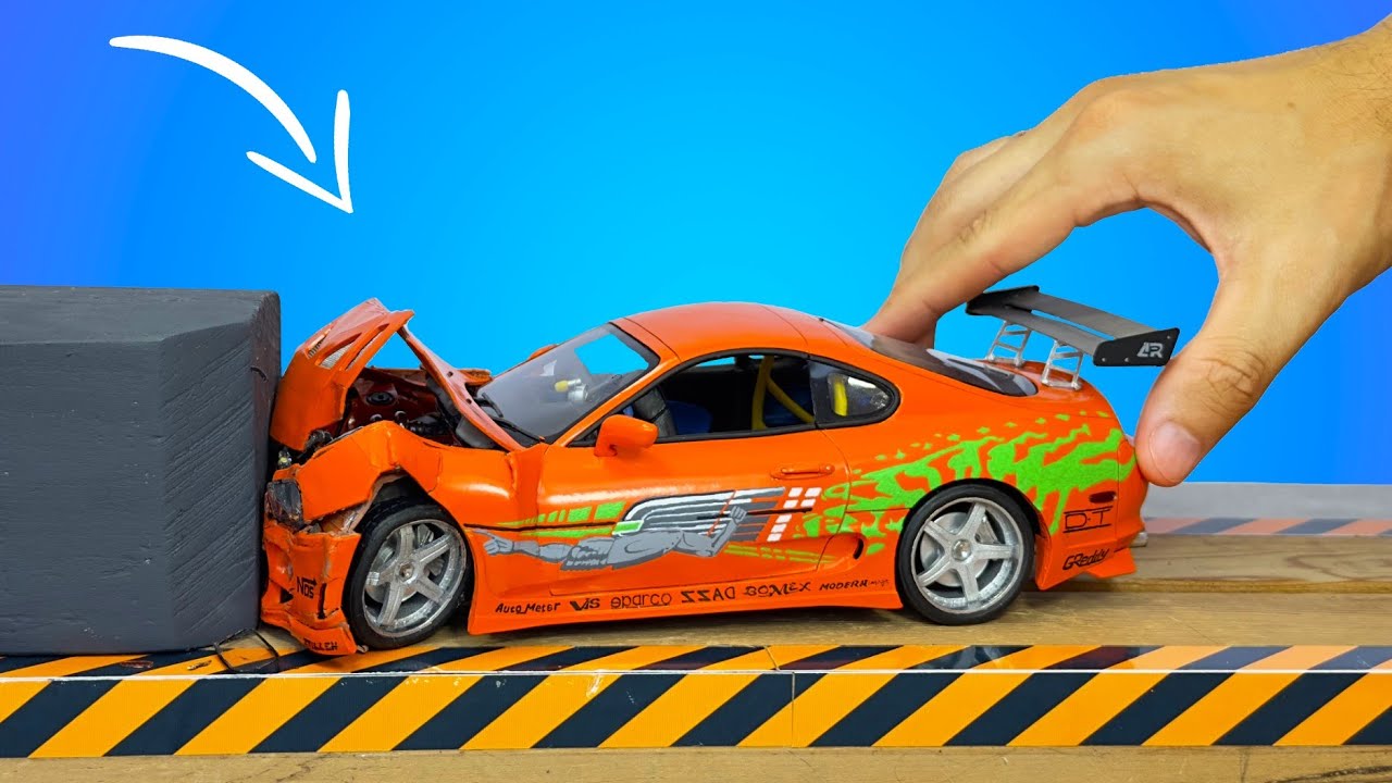 I Crash Test the Legendary Toyota Supra from Fast and Furious - YouTube