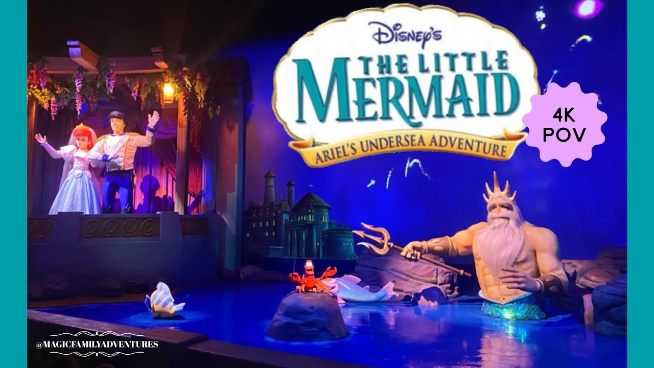 Ariel’s Undersea Adventure Ride POV | Disney California Adventure ...