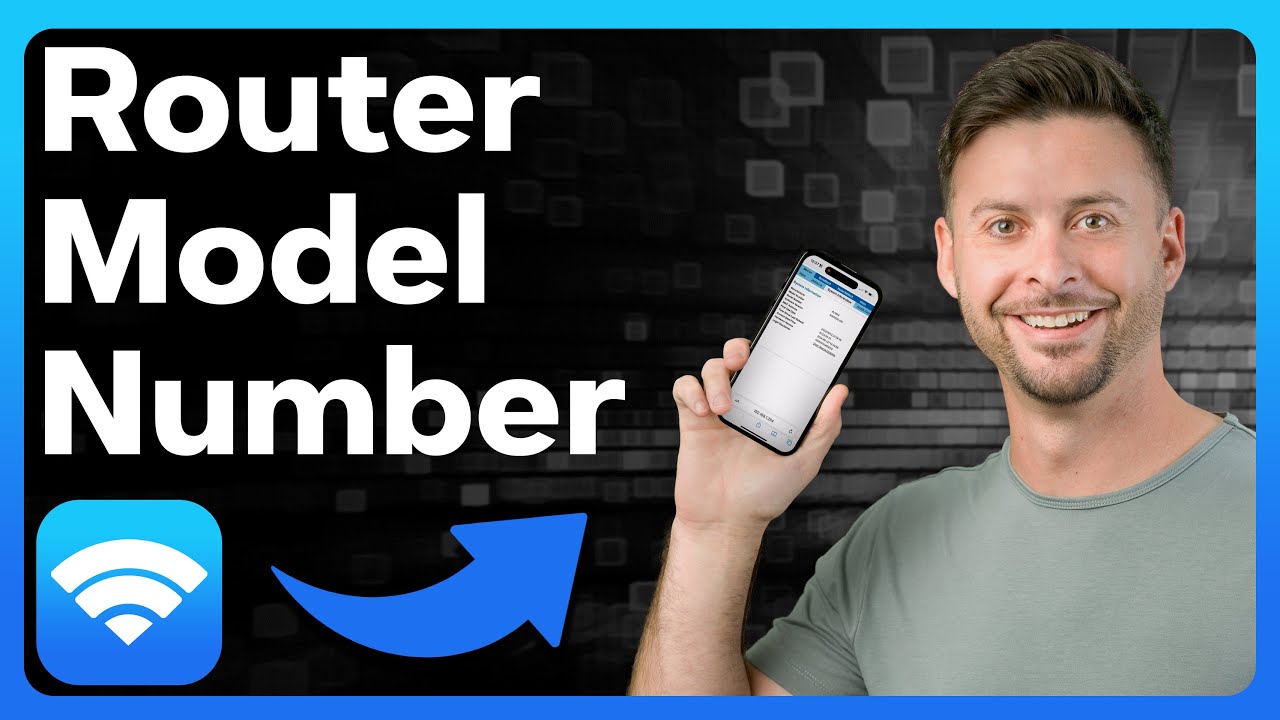 How To Check Router Model Number - YouTube