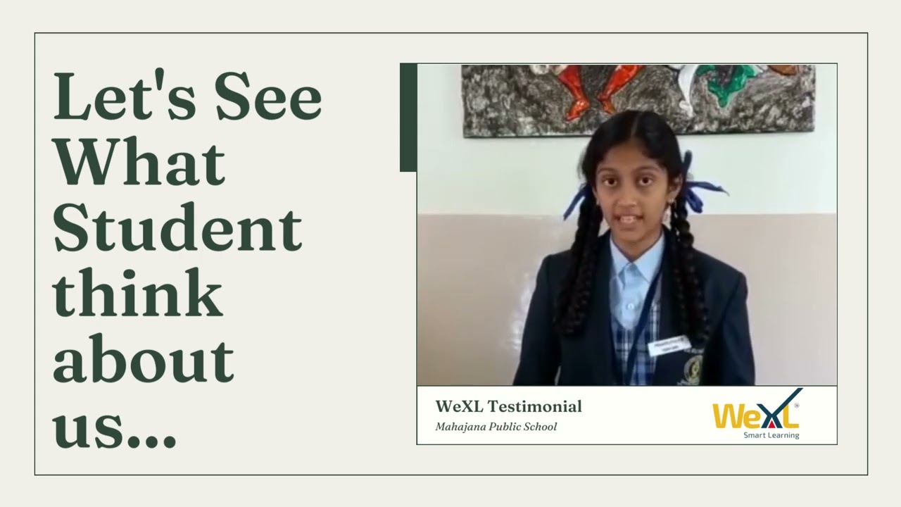 Let's see what students think about WeXL - YouTube
