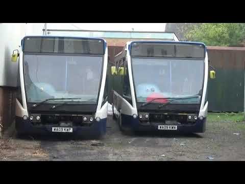 STAGECOACH BUSES AT GLOUCESTER DEPOT 311017 - YouTube