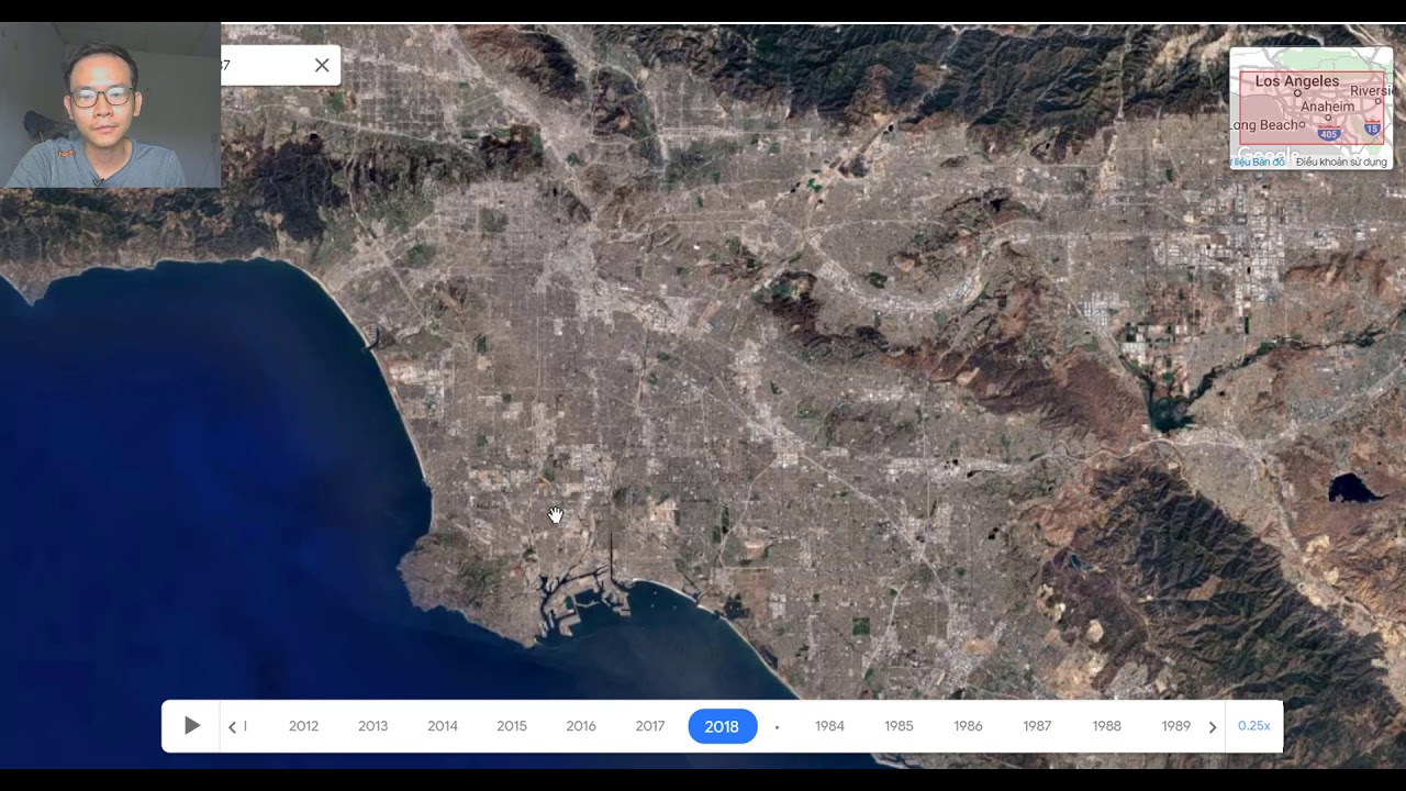 Evolution Of Los Angeles From 1984 to 2018 - Google Earth Timelapse ...