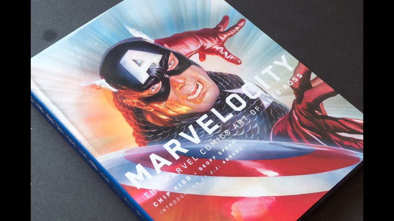 (book flip) Marvelocity: The Marvel Comics Art of Alex Ross - YouTube
