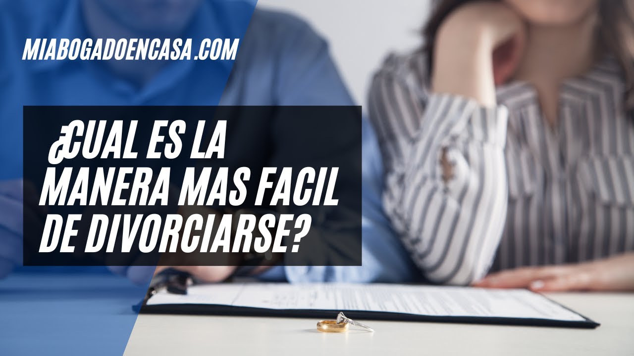 ¿Cuál es la manera más fácil de divorciarse en el Perú? - YouTube