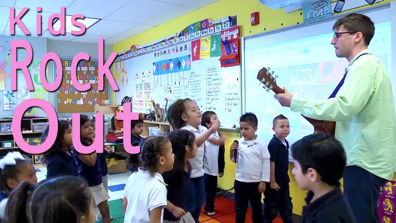Punk Rock Preschool Uses Music For Teaching - YouTube