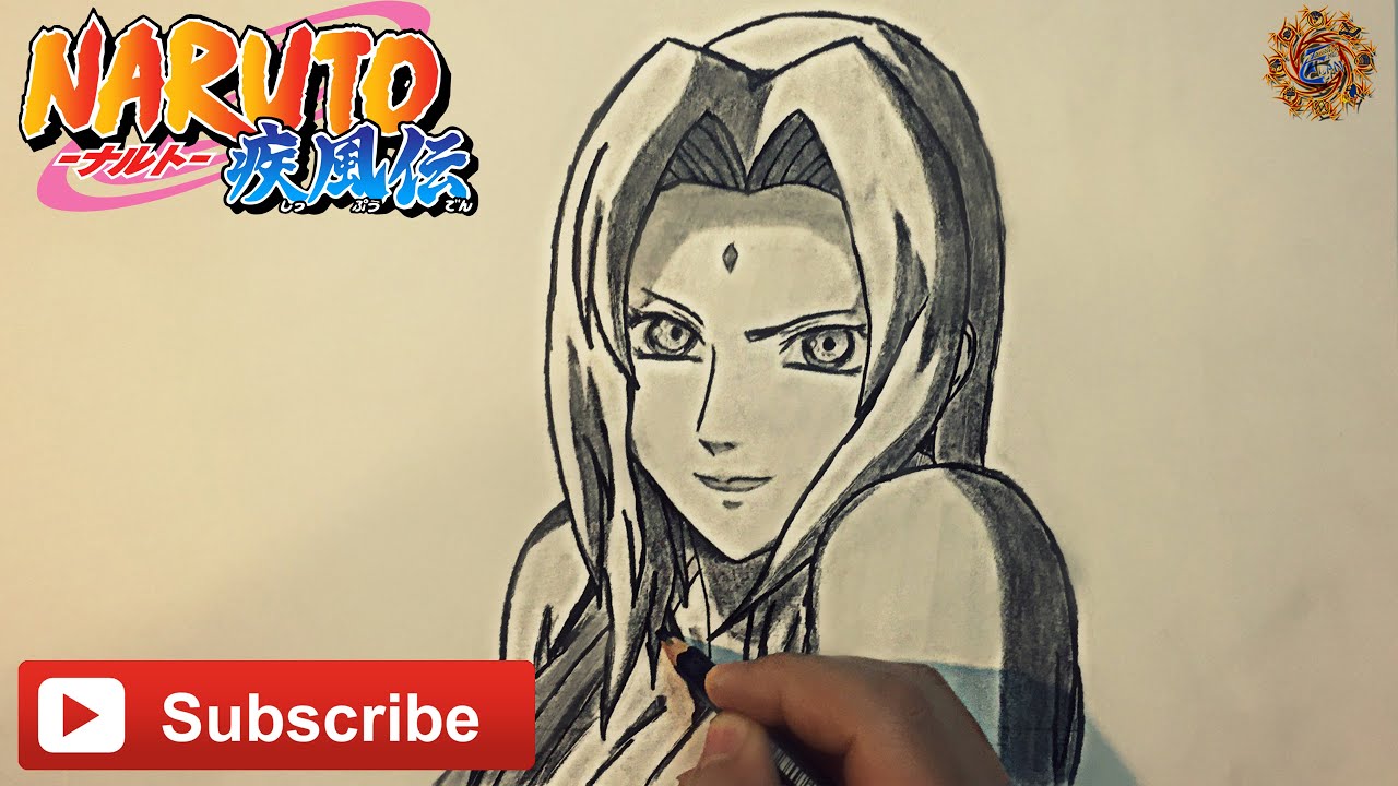Speed Drawing Tsunade [ Naruto Shippuden ] Drawing Tutorial HD - YouTube