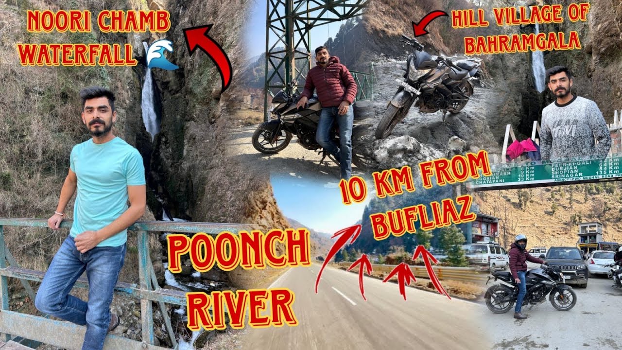 Noori Chamb Waterfall, Road Trip In Poonch J&k Mughal Road 2024 - YouTube