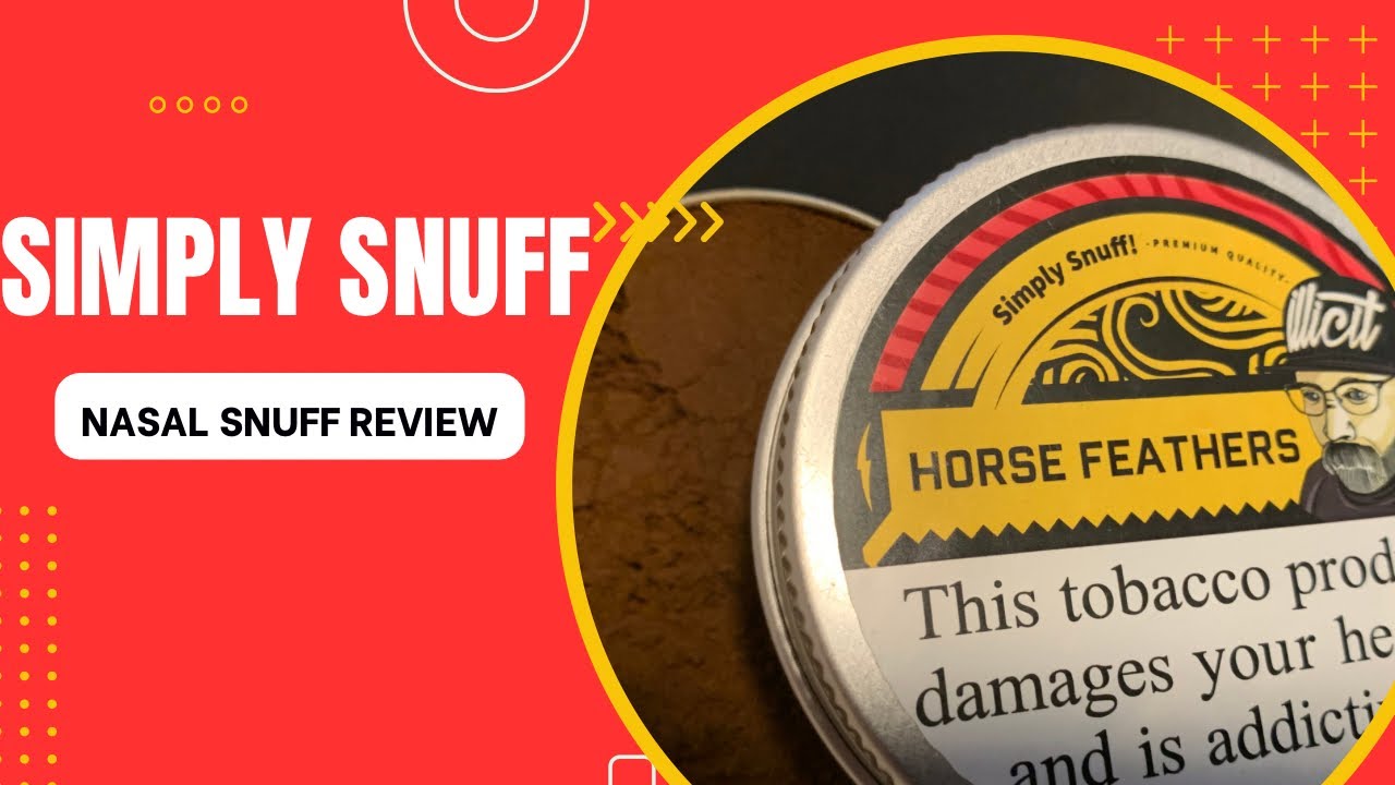 Simply Snuff "Horsefeathers" - Nasal Snuff REVIEW! - YouTube