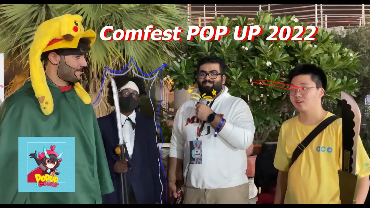 Comfest Pop up 2022 | Kuwait Cosplay Galore and MUCH MORE - YouTube