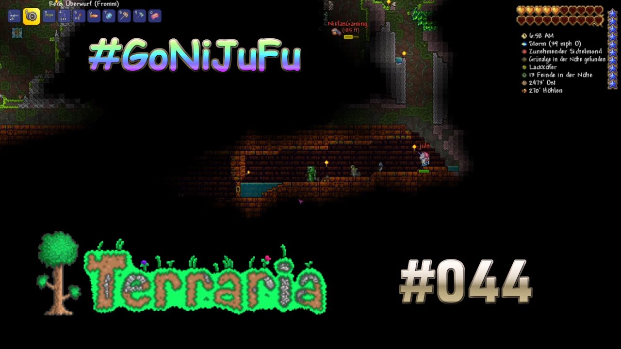 Terraria -deutsch- 044 - Who is the keeper of the golden key? - YouTube