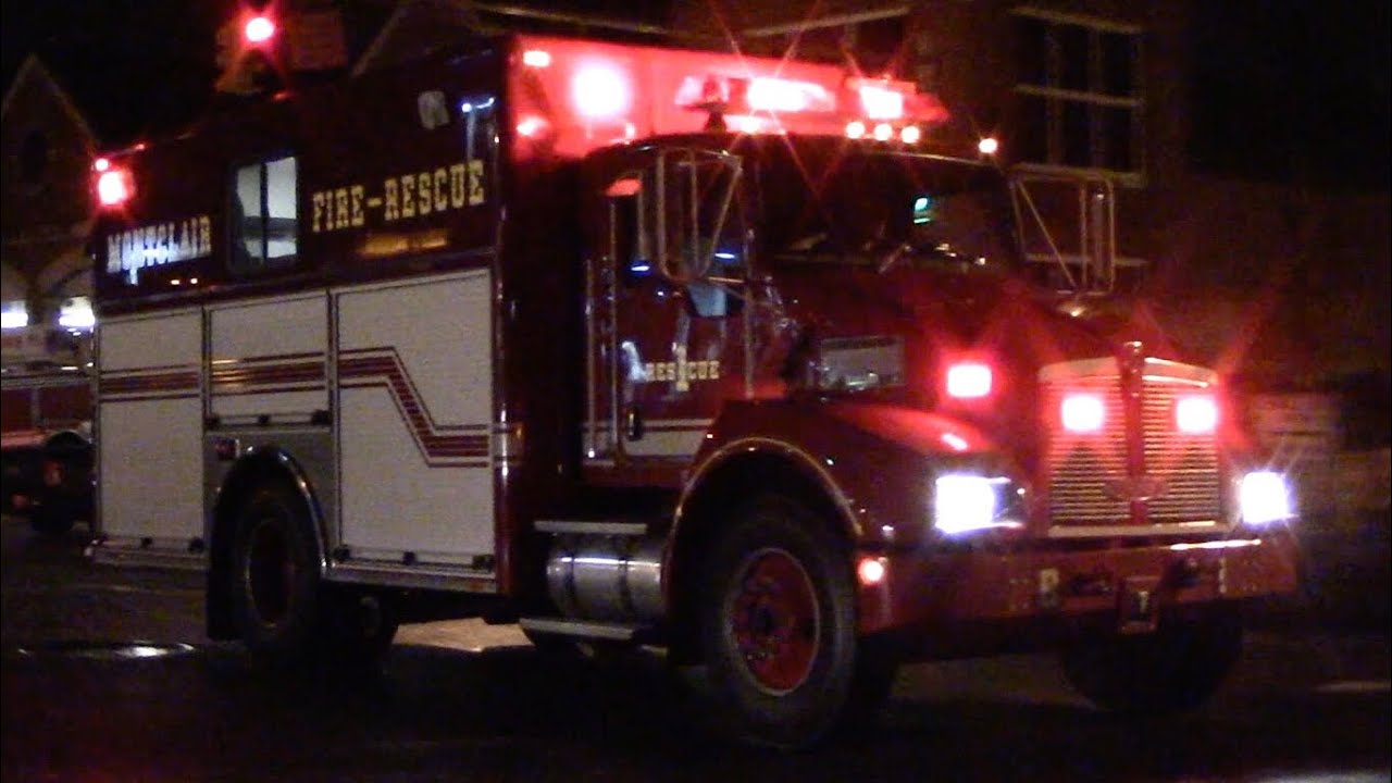 Montclair Fire Department Rescue 1 Responding 10-22-19 - YouTube