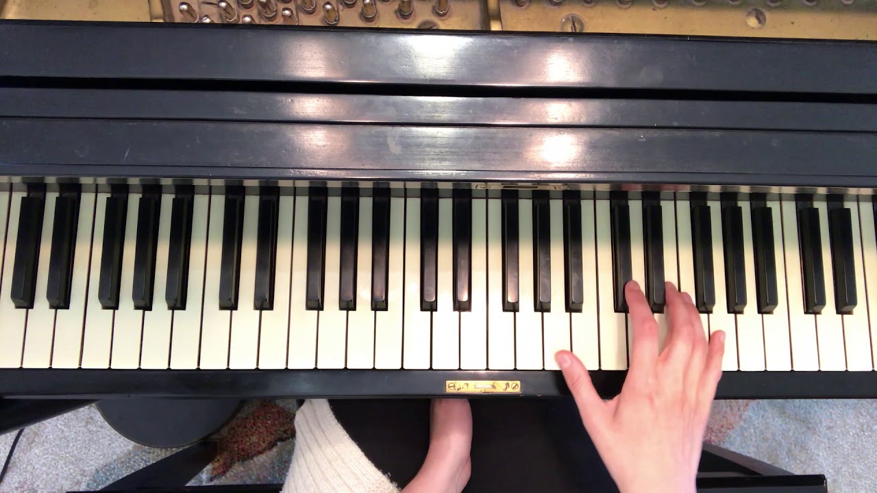A Major: One-Octave Scale and Arpeggio, I-V7 Chords - YouTube