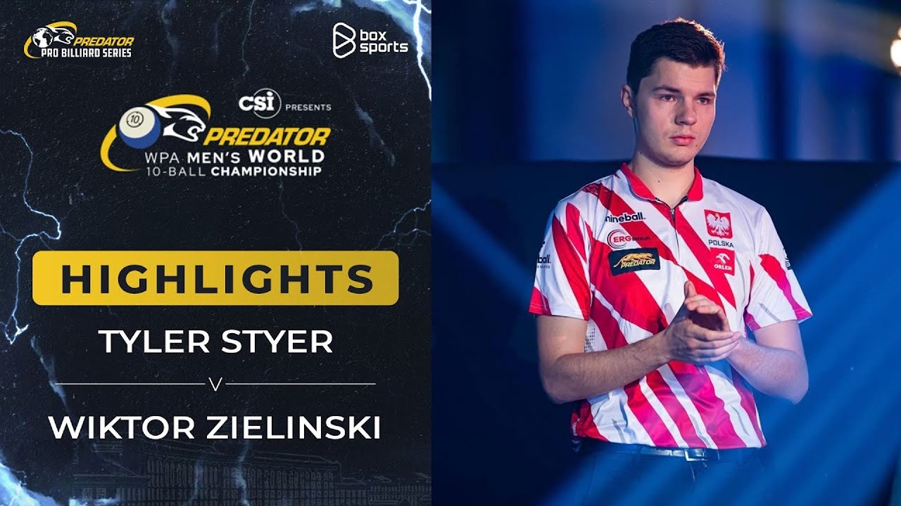 HIGHLIGHTS | Wiktor Zielinski vs Tyler Styer | WPA World Championship ...