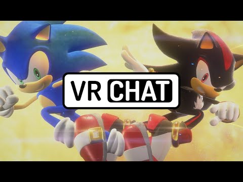 Sonic and Shadow fight in VRChat - YouTube