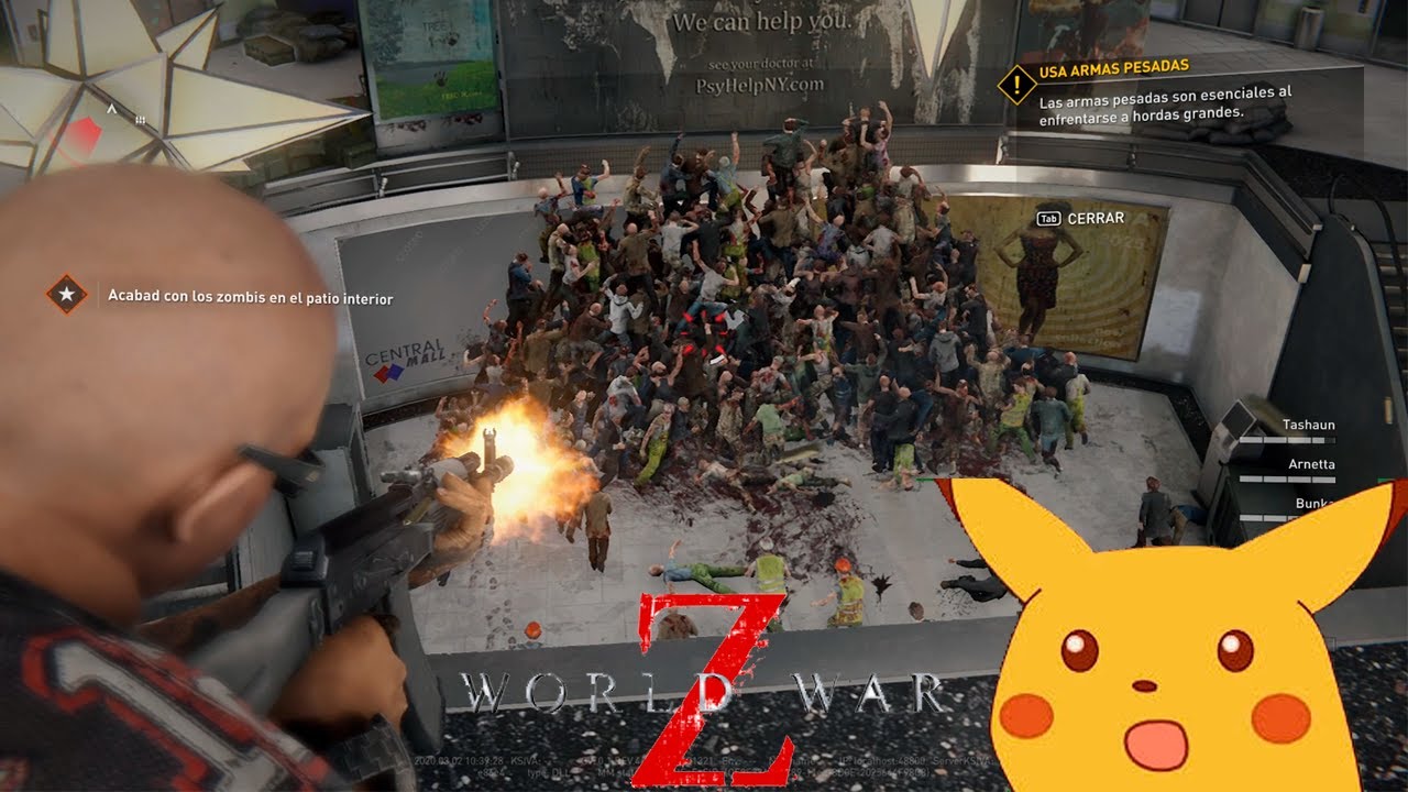 WORLD WAR Z ☠️ || ZOMBIES Y MAS ZOMBIES😱 || Gameplay 1# | 1080P HD ...