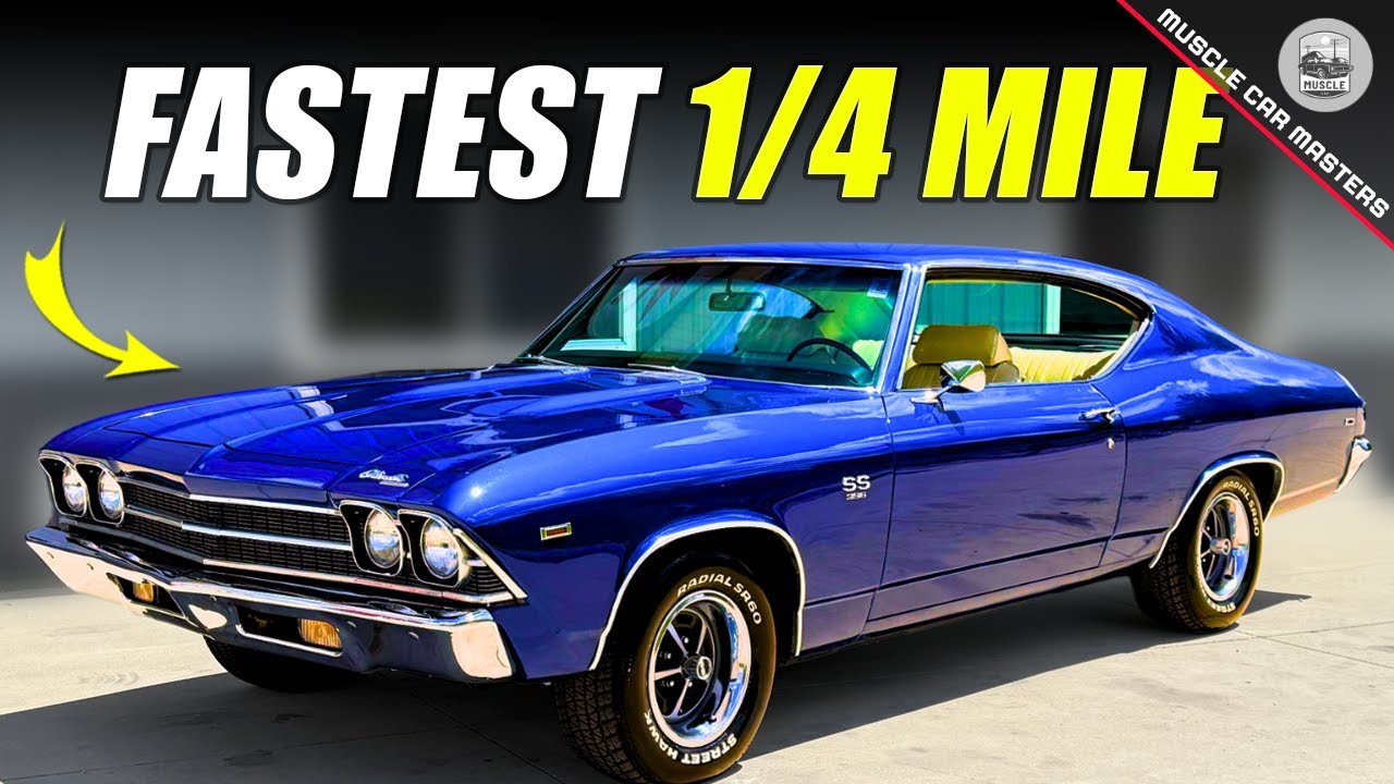 TOP 10 QUICKEST MUSCLE CARS of 60s OVER the Quarter Mile! - YouTube