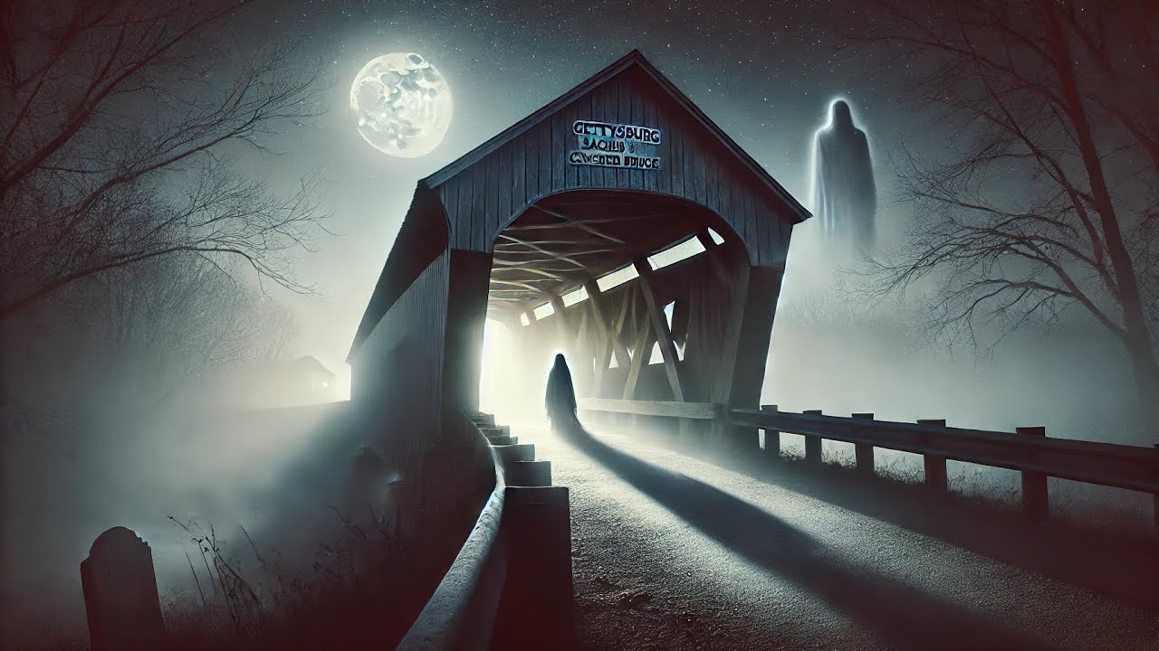 Exploring Gettysburg Haunted Sachs Bridge: After Dark weird things ...