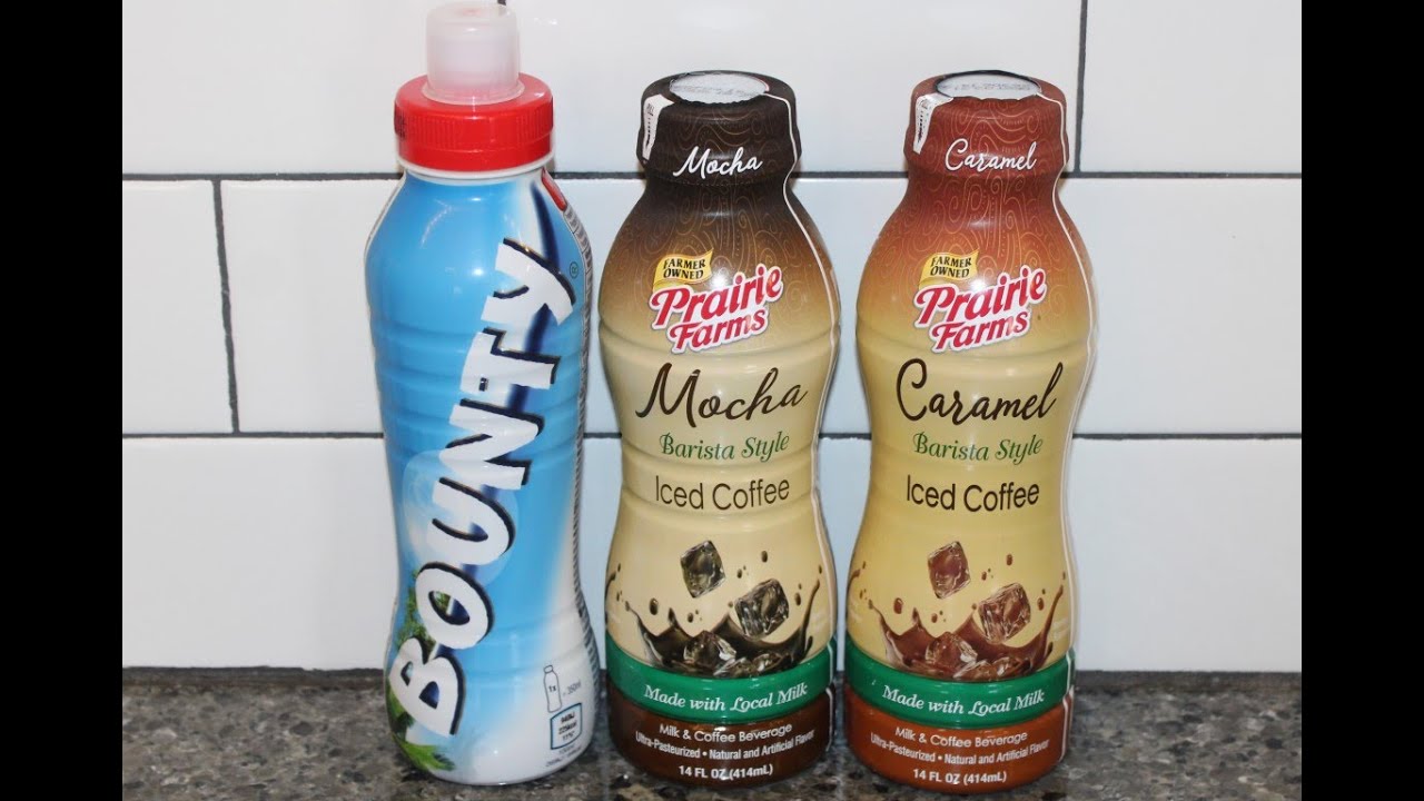 Bounty Drink, Prairie Farms Barista Style Iced Coffee: Mocha & Caramel ...