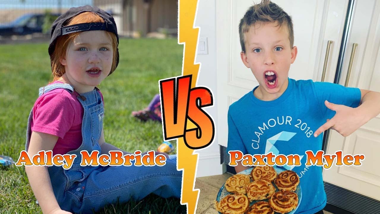 Paxton Myler (Ninja Kids Tv) VS Adley McBride Stunning Transformation ⭐ ...