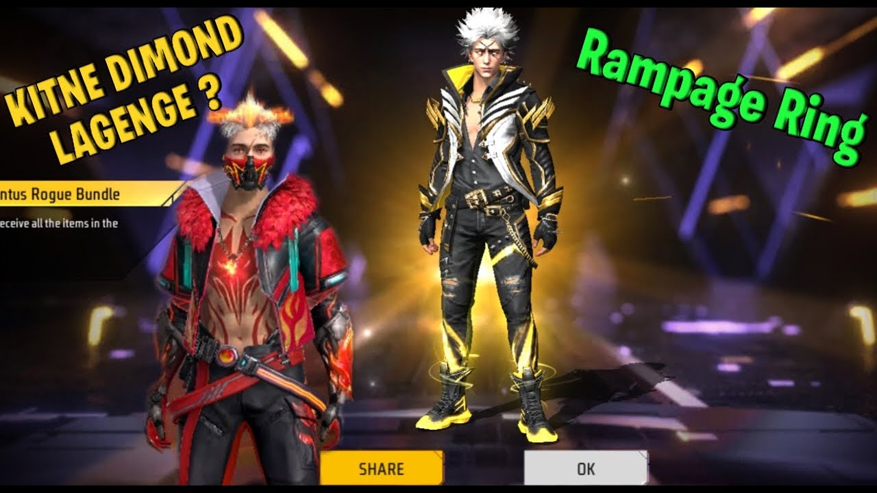 FREE FIRE NEW RAMPAGE RING EVENT KITNE DIAMOND ME NIKALEGA | RAMPAGE ...
