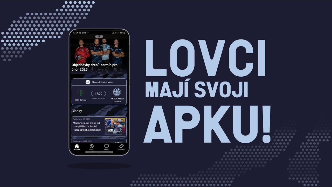 📱 𝗔𝗣𝗟𝗜𝗞𝗔𝗖𝗘 Lovci Lovosice! - YouTube