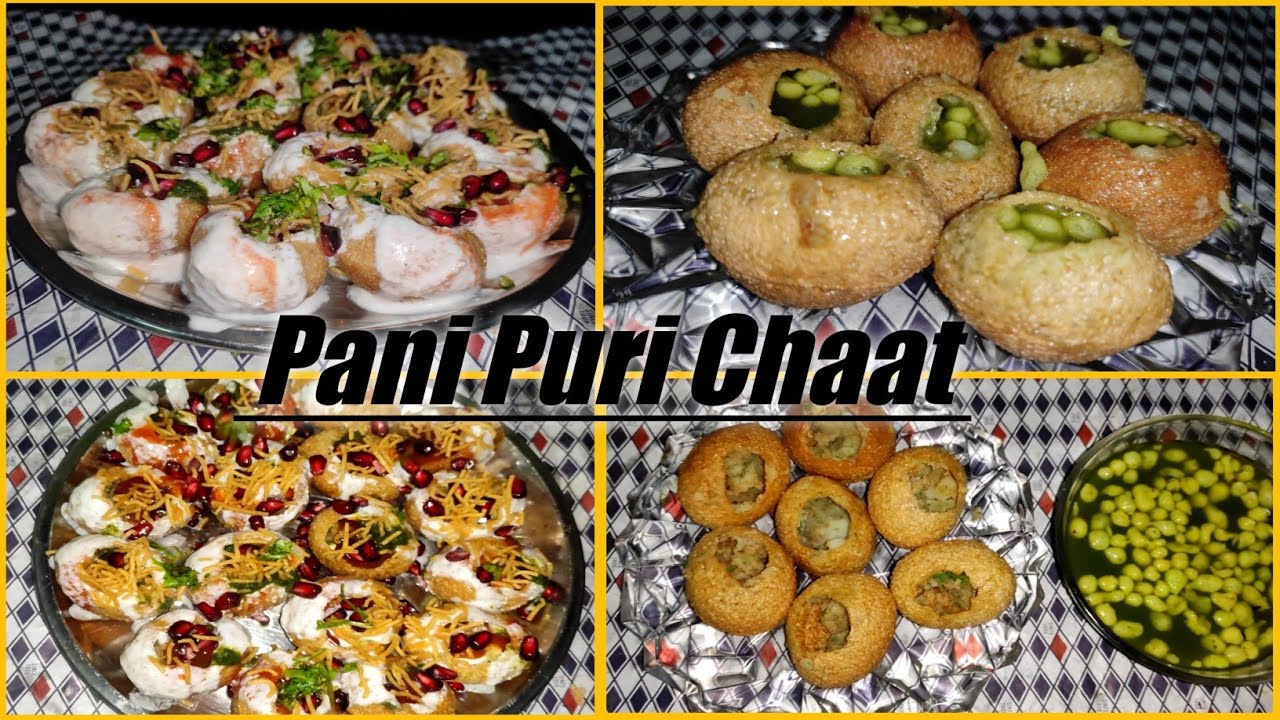 Chaat recipe | Paani puri | Pani recipe | Dahi puri chaat | 5 minute ...